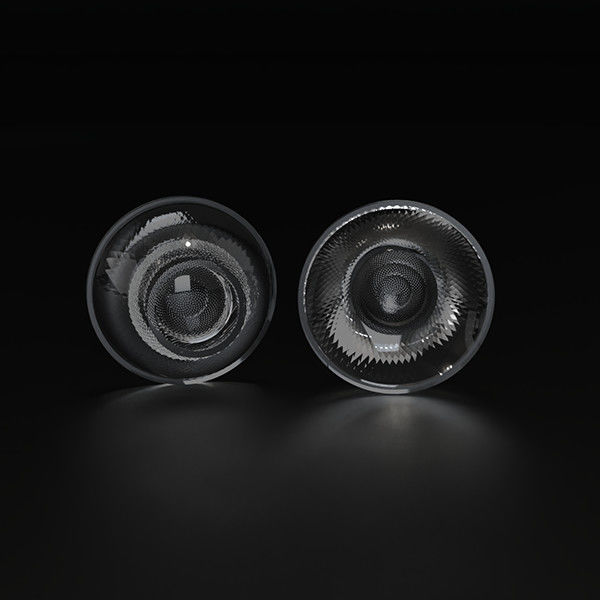 Wide Beam Angle 50° Optical Led Lens PC Diameter 45mm For Tracking Light