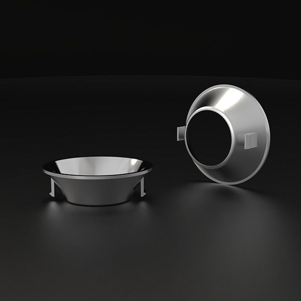 High Strength Led Lamp Reflector PC Material Moonlight Silver Color