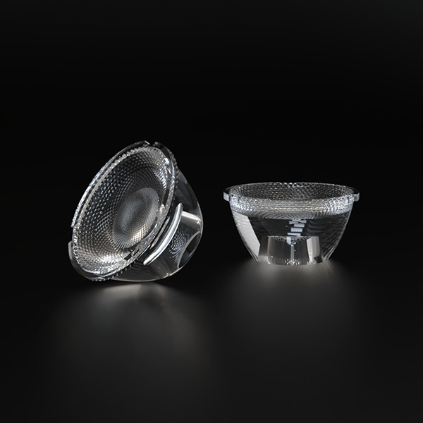 Clear Visual COB LED Lenses 45mm Cree Led Lens For Soft Light
