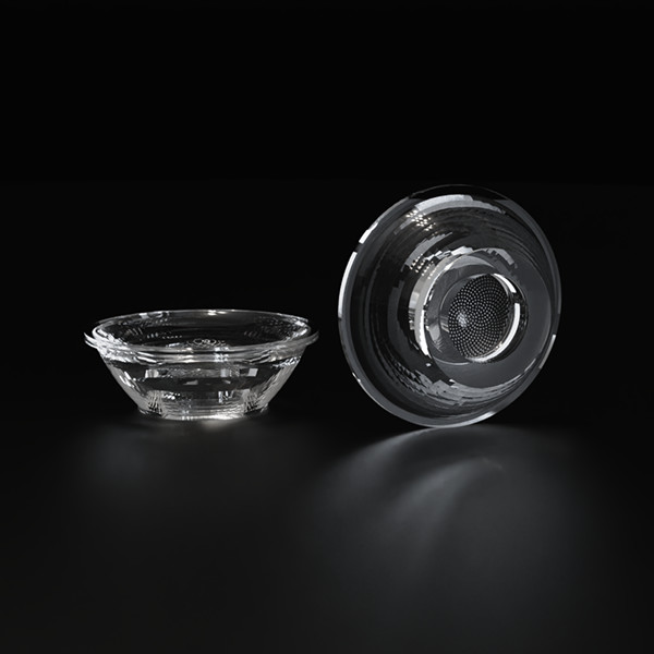 Low Glare SMD LED Lens 50 Degree Hotel Led Downlight Lens 55mm